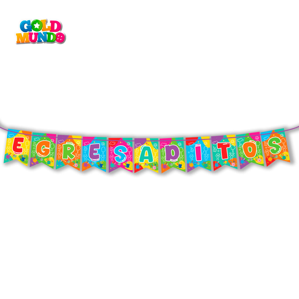 Banderin Egresaditos Colores x1 – Goldmundo